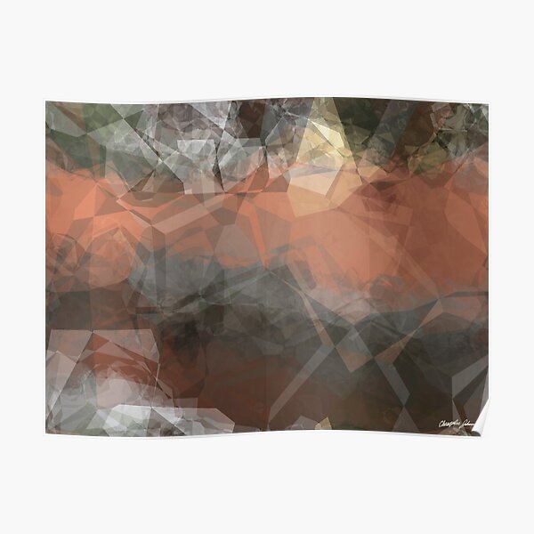 "Abstract Polygons 64" Poster by TravelPhotoArt | Redbubble