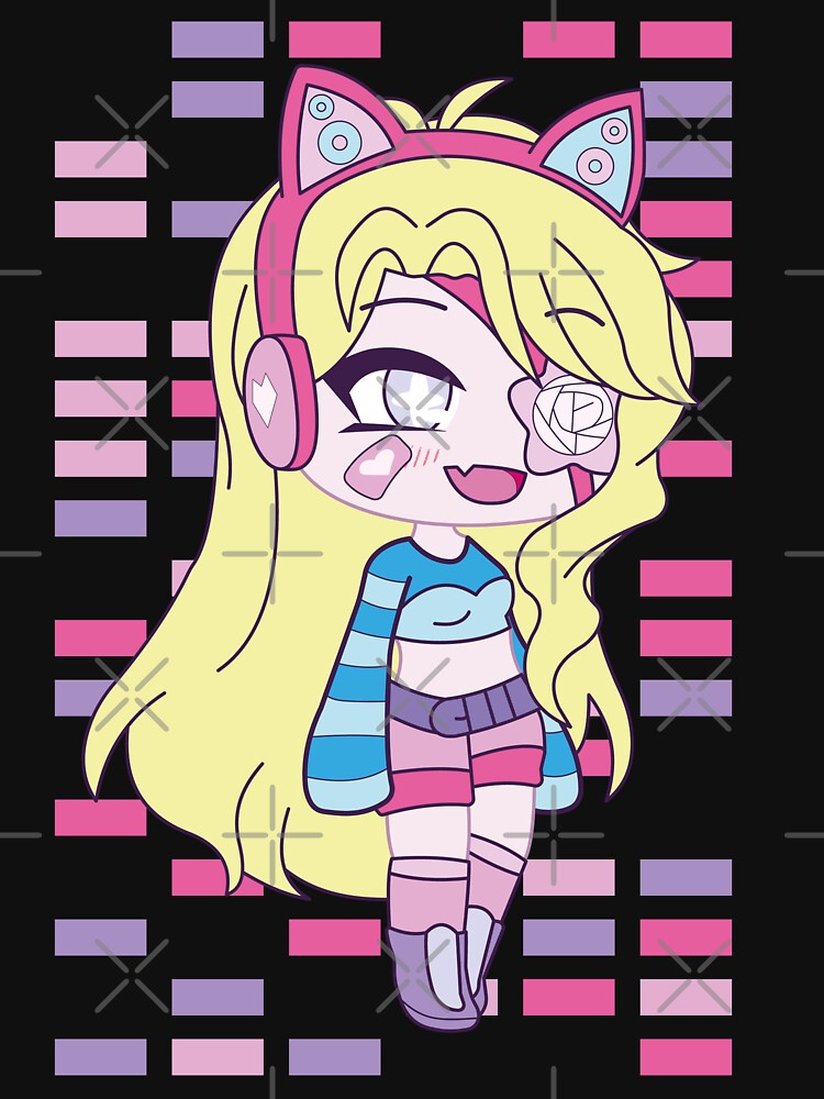 "Gacha Life series - Nightcore girl" T-shirt for Sale by uwu-kitty ...