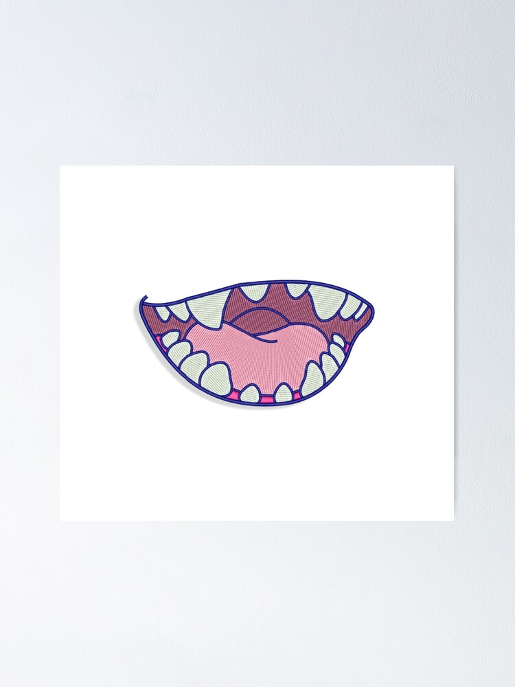 "Lilo & Stitch Open Mouth Teeth" Poster for Sale by TheUnf0rgiven ...