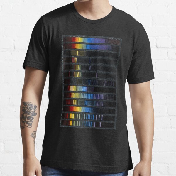 "Spectra of Stars and Elements" T-shirt for Sale by mbalax | Redbubble ...
