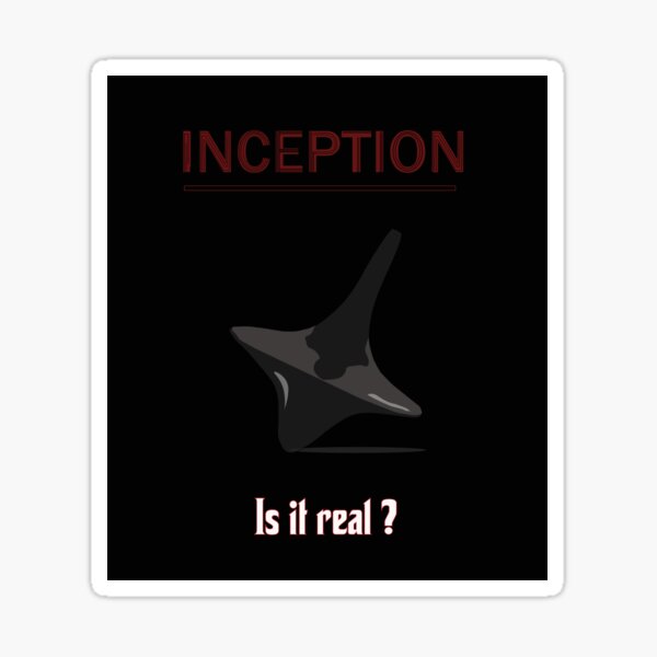 "Inception" Sticker for Sale by Movimalist | Redbubble