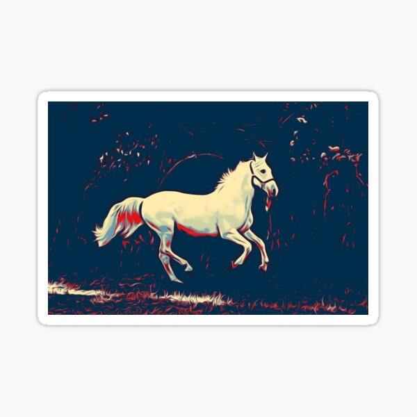 "Running Free" Sticker for Sale by adrefab007 | Redbubble