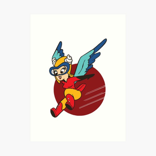 "Fifinella WASP Women Airforce Service Pilots Patch" Art Print for Sale ...