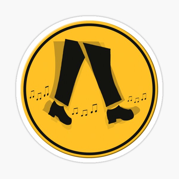 "Road Sign Australian Dancing Pedestrian crossing " Sticker for Sale by ...