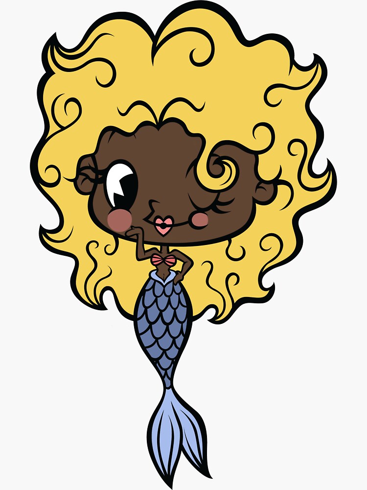 "Sassy mermaids- Amelia" Sticker for Sale by IsaacMewtonUK | Redbubble