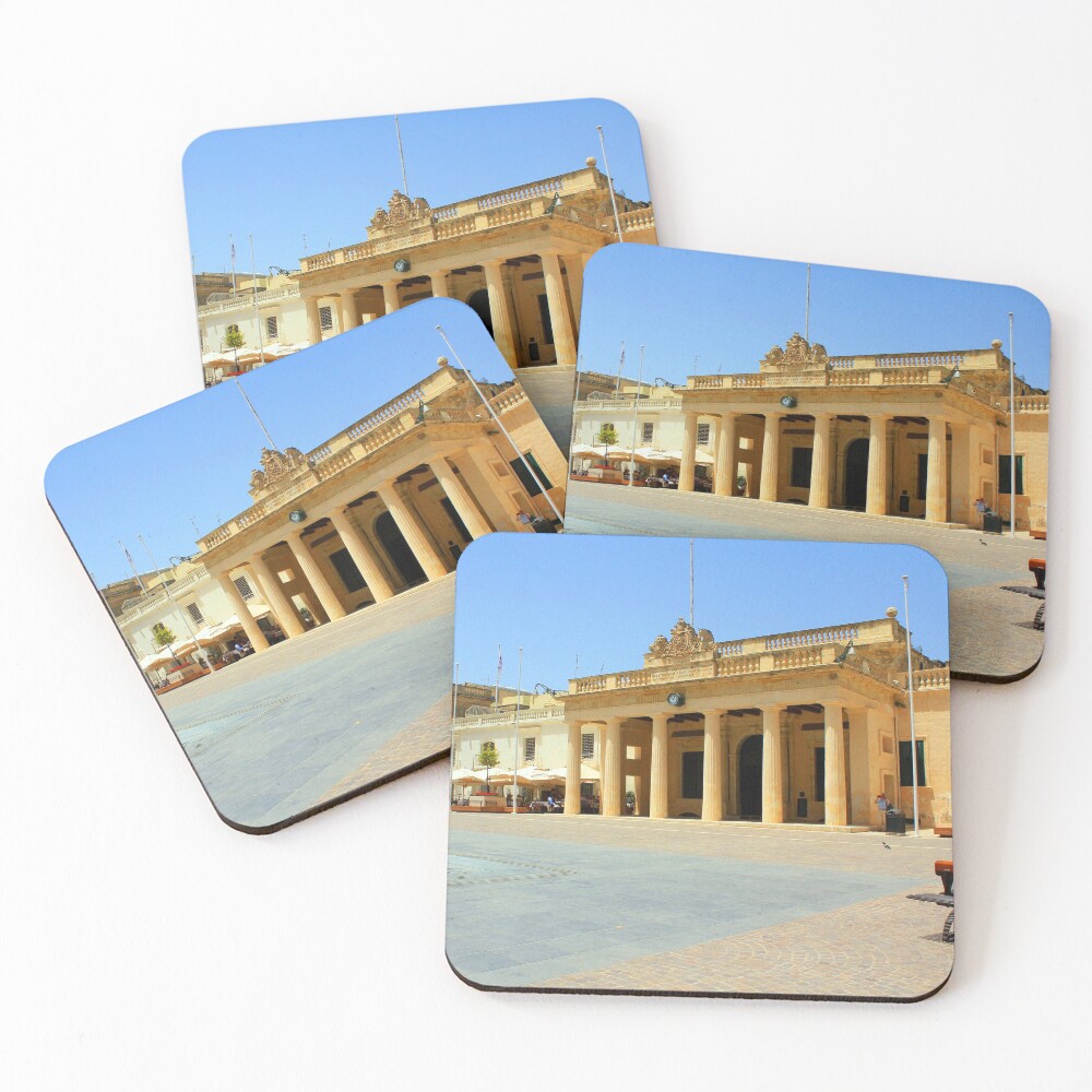 "St George’s Square, Valletta, Malta" Coasters (Set of 4) for Sale by ...