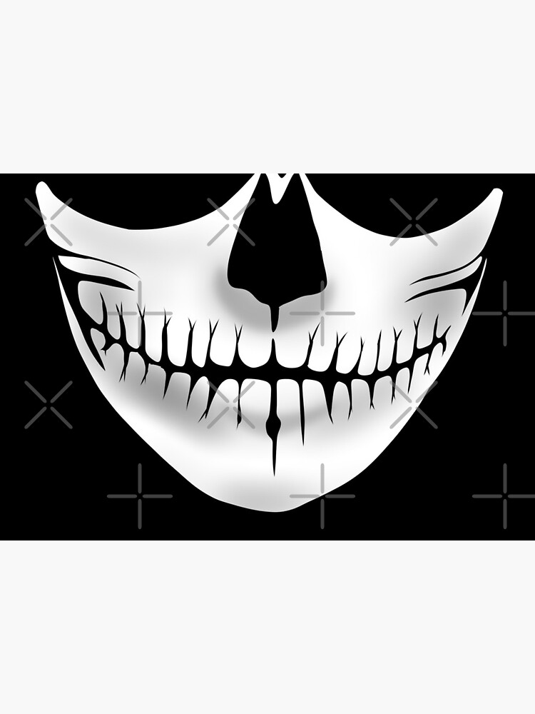 "skeleton smile " Mask for Sale by acatalepsys | Redbubble