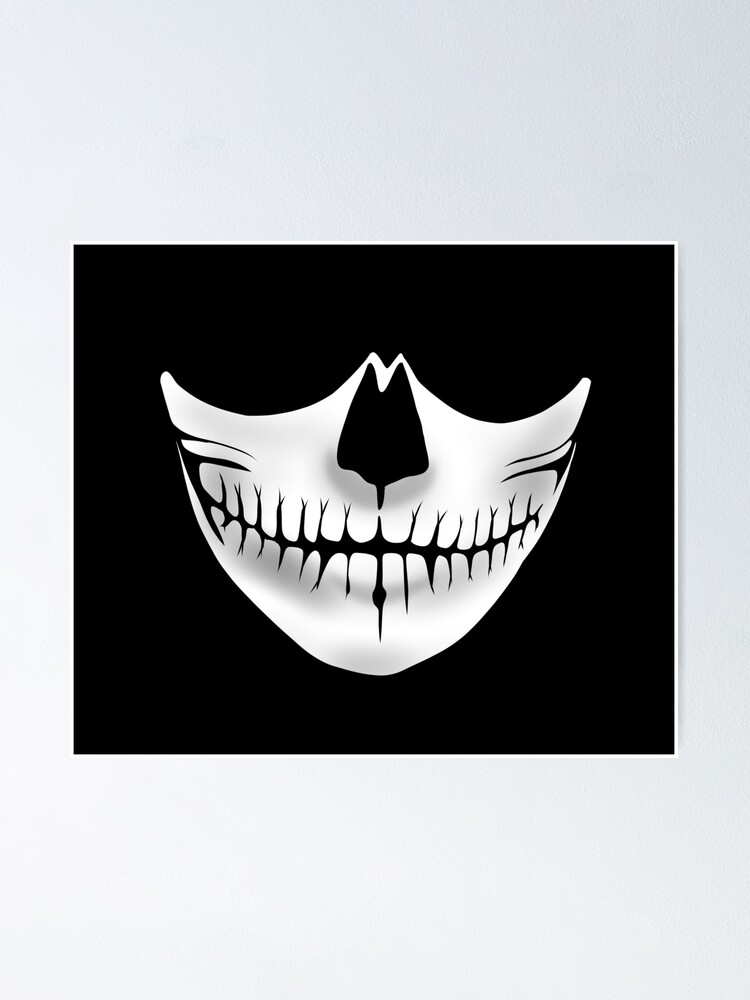 "skeleton smile " Poster for Sale by acatalepsys | Redbubble