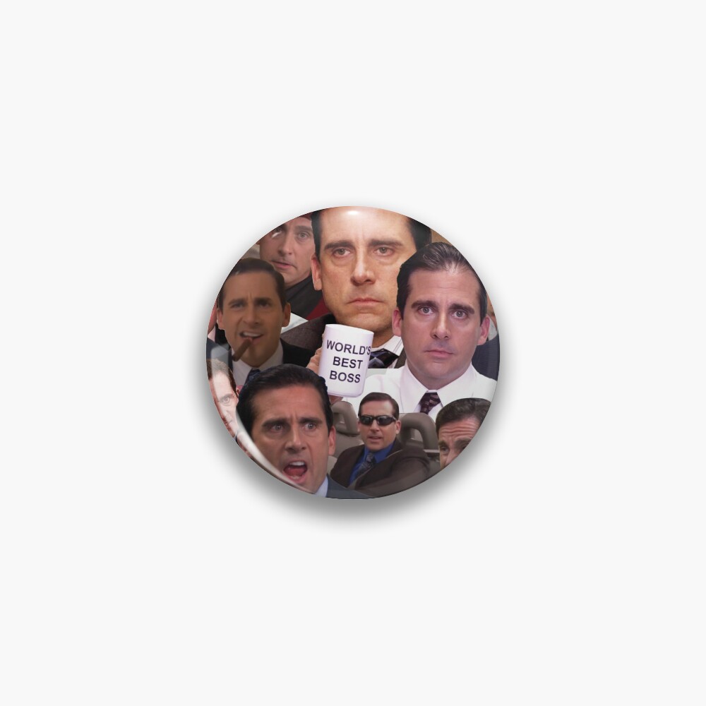 "Michael Scott Collage" Coasters (Set of 4) for Sale by Fara7 | Redbubble