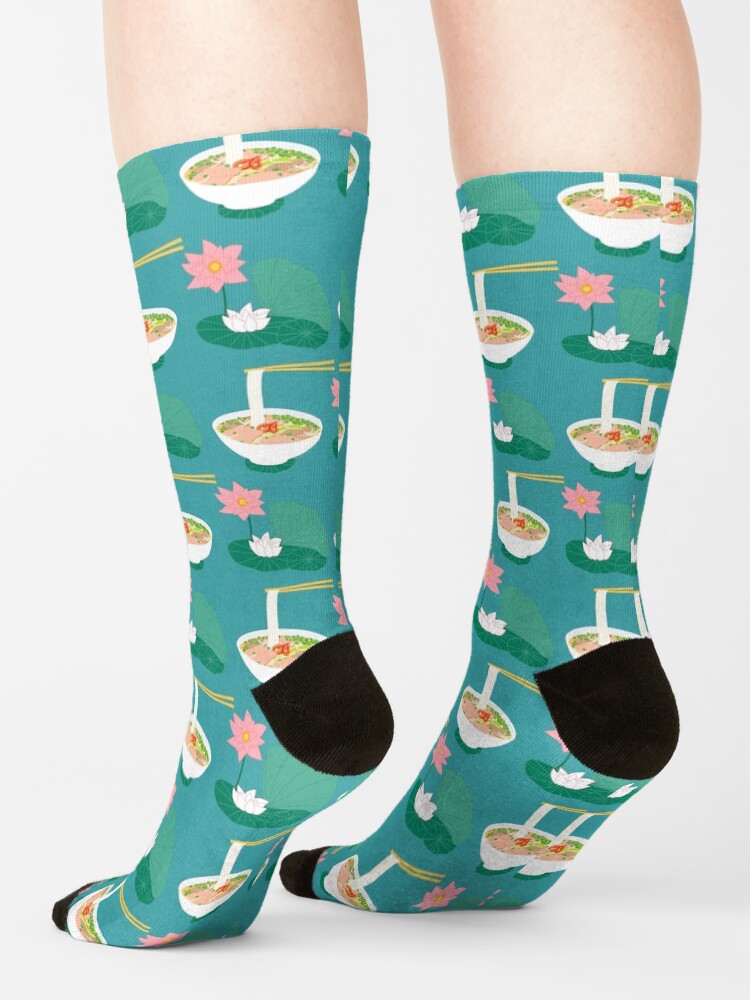 "Traditional Vietnamese Pho" Socks for Sale by Lulupainting | Redbubble