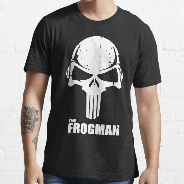 "The Frogman (distressed)" T-shirt for Sale by StrongVlad | Redbubble ...