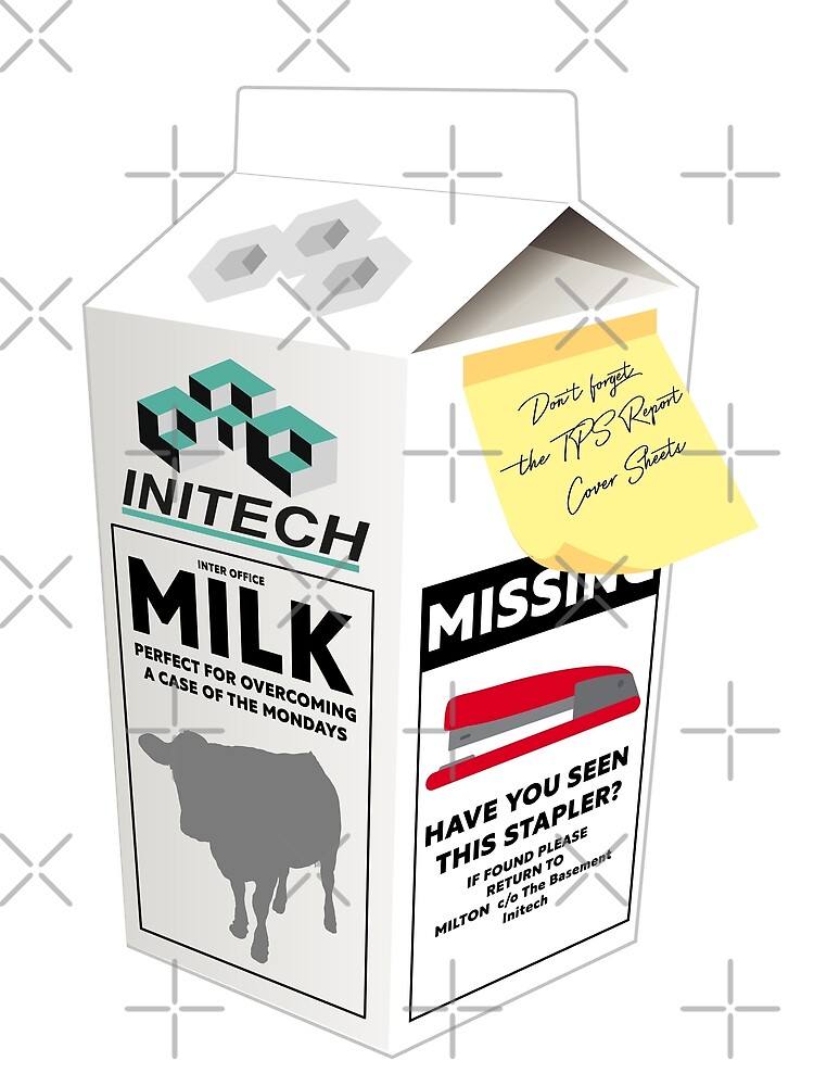 "Initech Miltons Missing Red Stapler" Poster for Sale by McPod | Redbubble