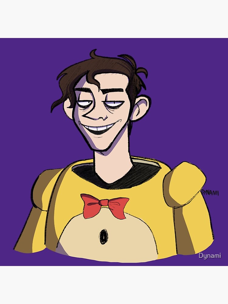 "Purple Guy/ William Afton" Art Print for Sale by Dynami | Redbubble