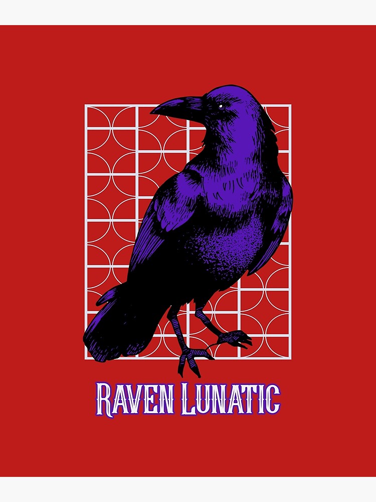 "Raven Lunatic" Art Print for Sale by Skald-in-Alaska | Redbubble