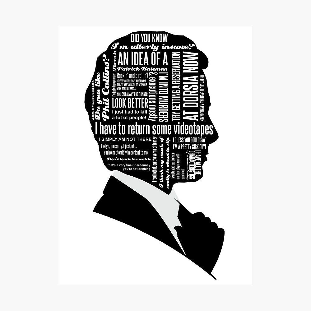 Patrick Bateman Book Quotes