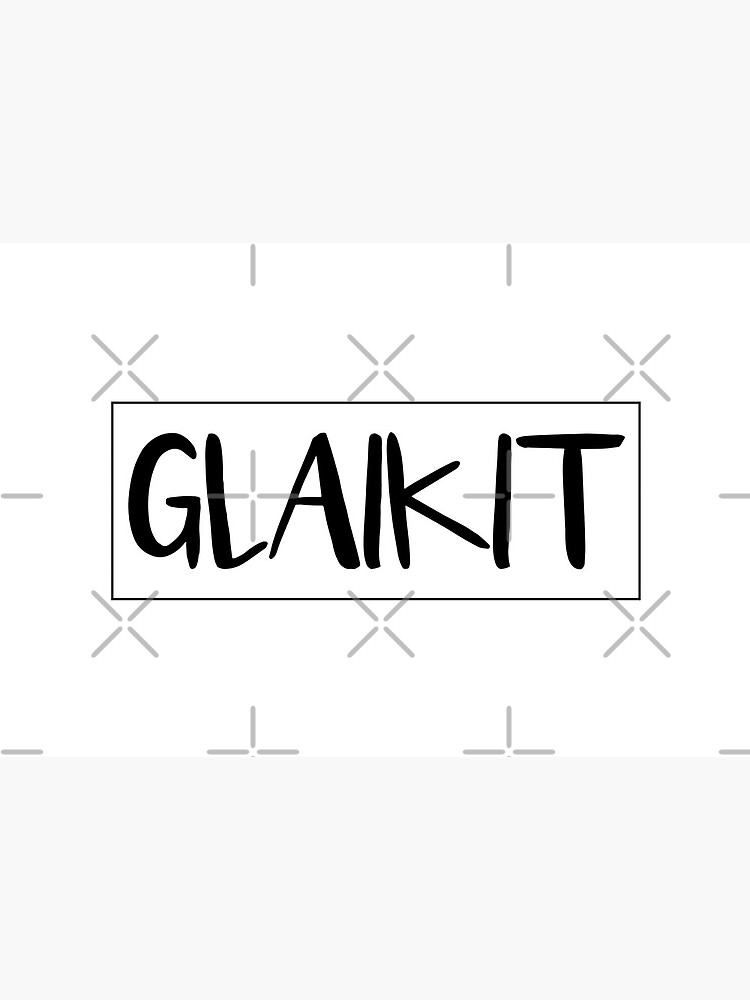 "GLAIKIT, Scots Language Word" Mask by MacPean | Redbubble