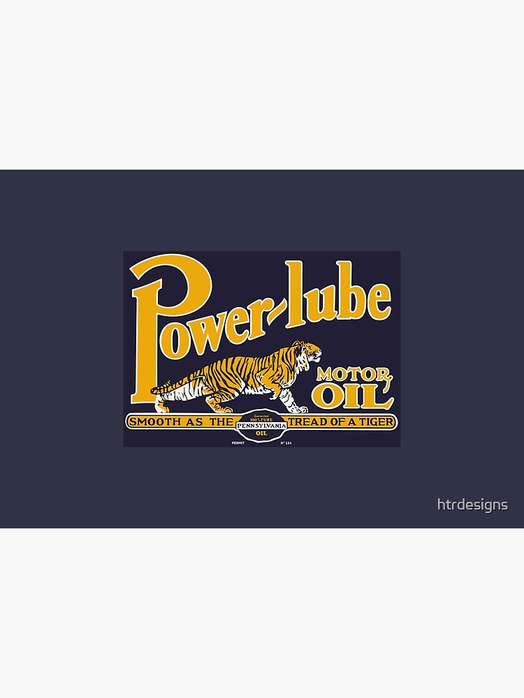 "Power Lube Motor Oil old sign reproduction" Mask for Sale by ...