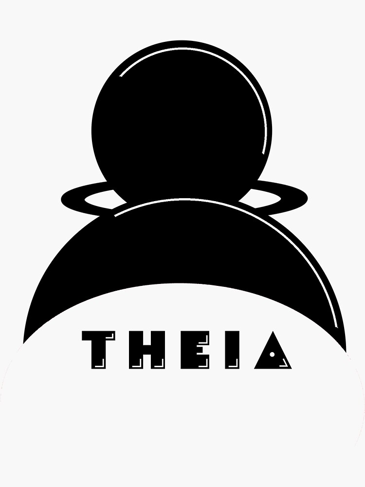 "Theia Logo" Sticker for Sale by TheiaApparel | Redbubble