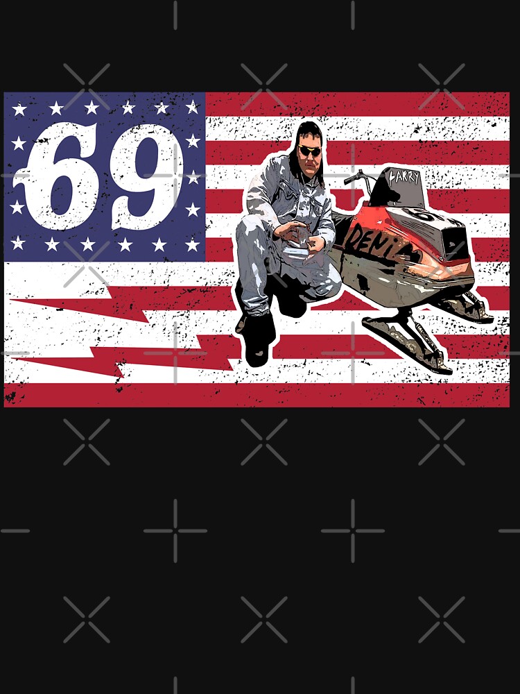 "LARRY ENTICER USA FLAG SNOWMOBILE ENTICER 69 Just Gonna Send It ...
