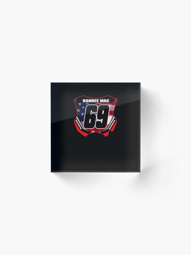 "Ronnie Mac 69 Number Plate American 2 Stroke Motocross and Supercross ...