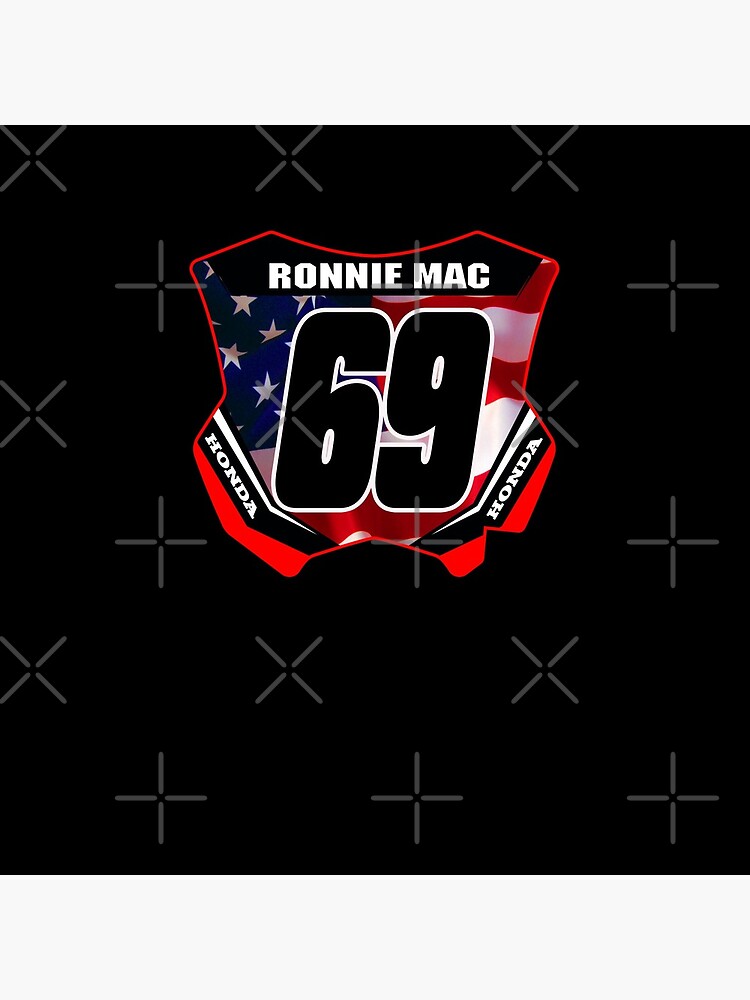 "Ronnie Mac 69 Number Plate American 2 Stroke Motocross and Supercross ...