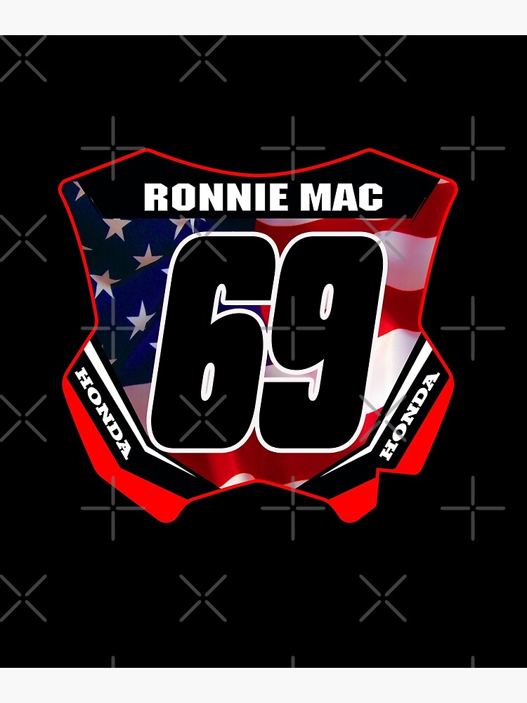 "Ronnie Mac 69 Nummernschild Amerikanisches 2-Takt Motocross und ...