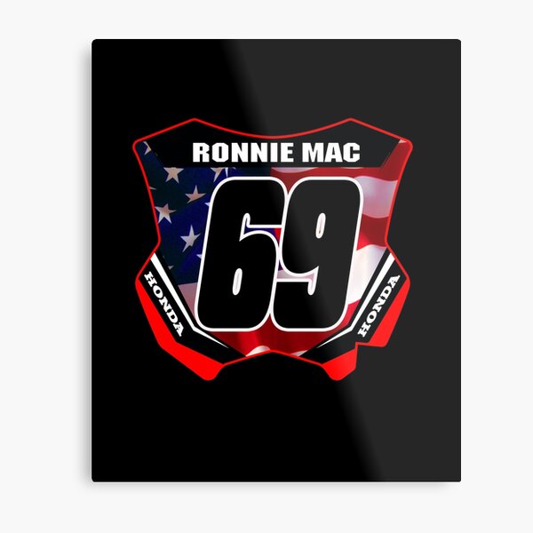 "Ronnie Mac 69 Number Plate American 2 Stroke Motocross and Supercross ...