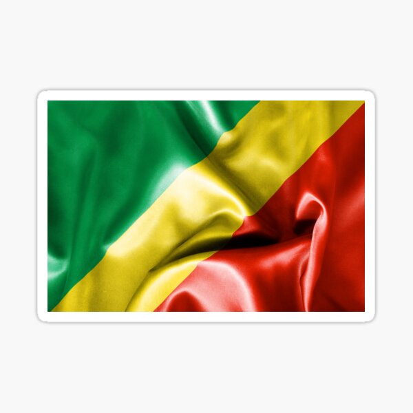 "Republic of the Congo Flag" Sticker for Sale by MarkUK97 | Redbubble