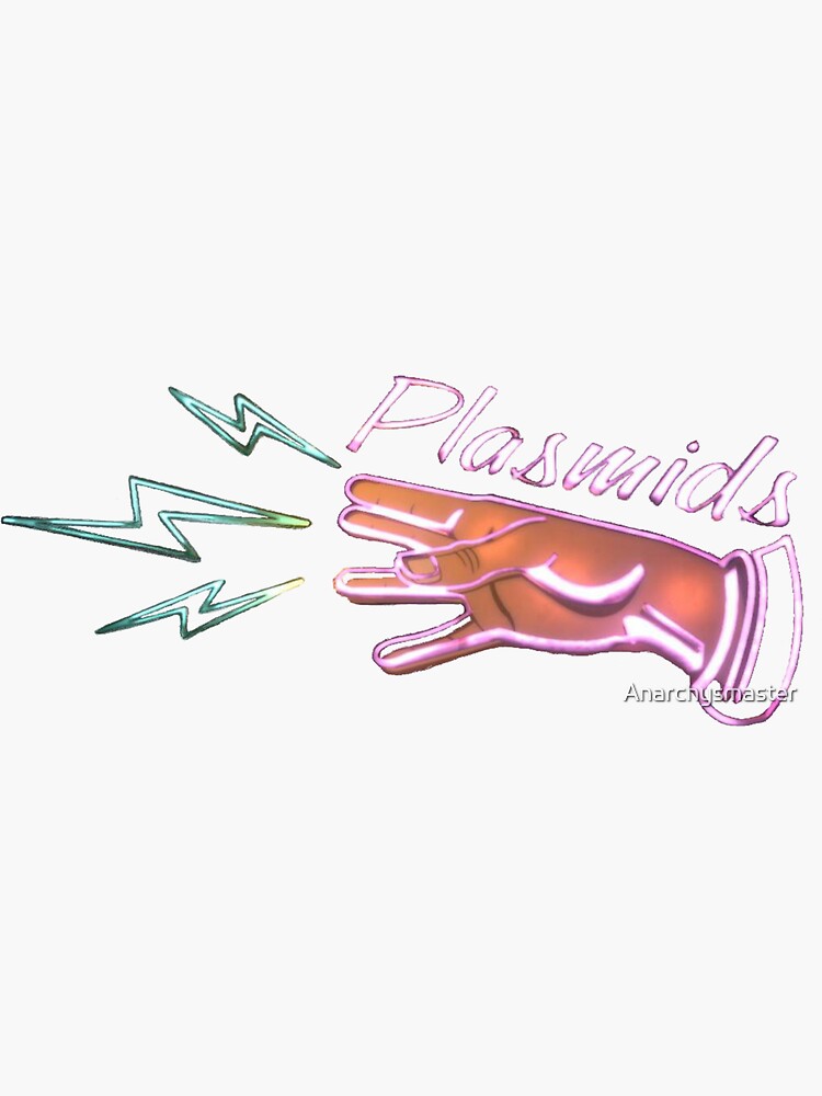 "Neon Plasmids sign" Sticker for Sale by Anarchysmaster | Redbubble