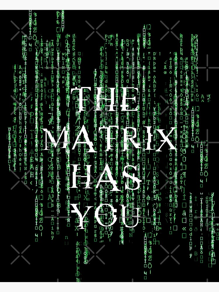 "The matrix has you - Matrix" Poster for Sale by Cauto-DiPelo | Redbubble