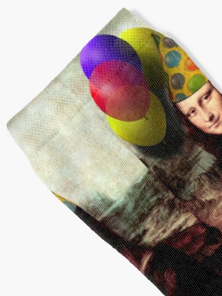 "Mona Lisa Birthday " Socks for Sale by Gravityx9 | Redbubble