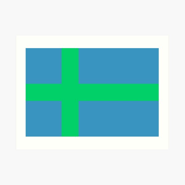 "votic people flag" Art Print by tony4urban | Redbubble