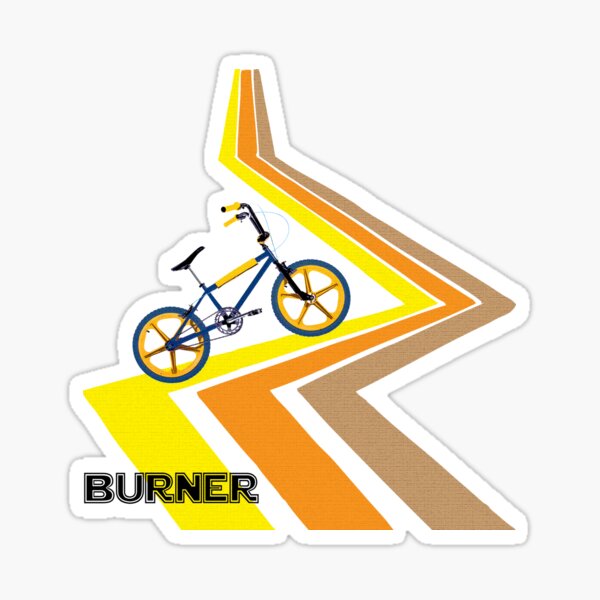 "Retro 1980's Bmx Bike " Sticker by ImageMonkey | Redbubble