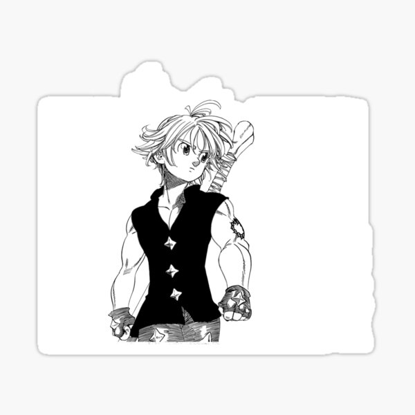 "meliodas seven deadly sins" Sticker by Simogan | Redbubble