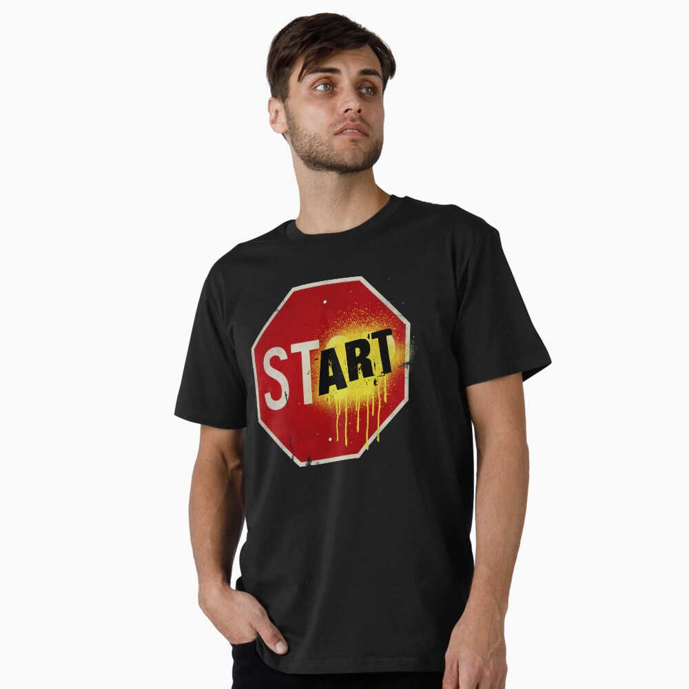 "Stop Sign Inspirational Slogan" Sticker for Sale by EddieBalevo ...