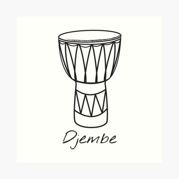 Djembe Art Prints | Redbubble