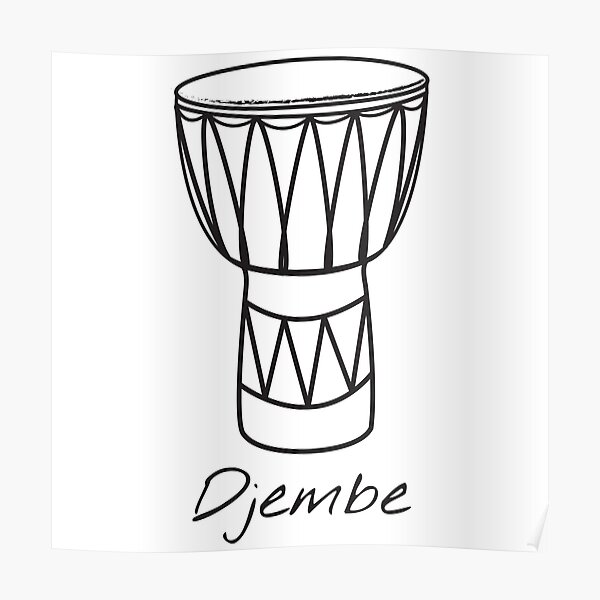 African Drumming Posters | Redbubble