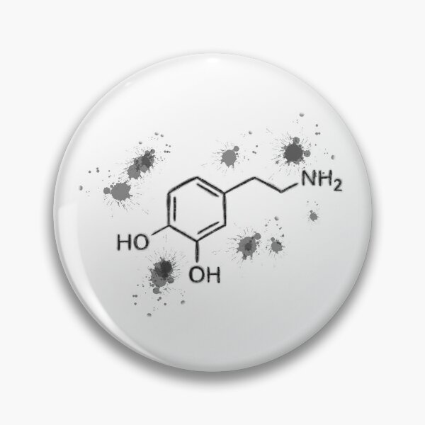 Science Chemistry Neuroscience Dopamine Neurotransmitter Pins and ...