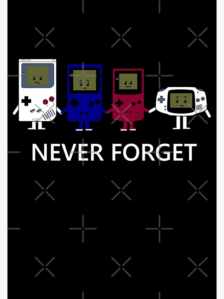 "Classic handheld consoles" Poster for Sale by silentrebel | Redbubble
