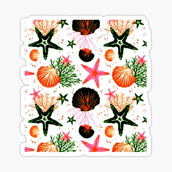 "coral " Sticker for Sale by Mina202 | Redbubble