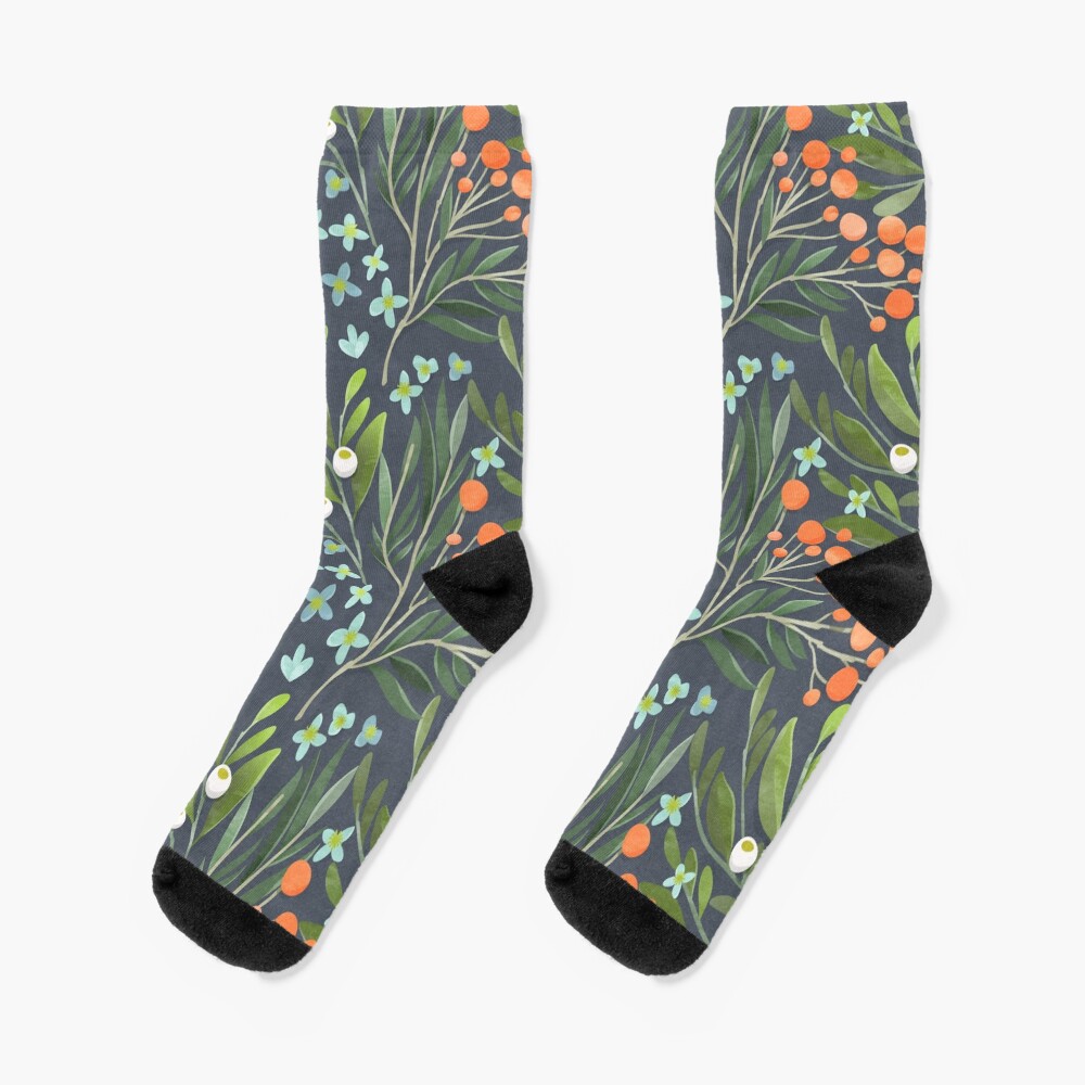 "Summer Night" Socks by irtsya | Redbubble