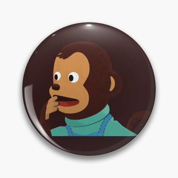 "Kento aka Pedro Surprised / Shocked Monkey Meme Circle Illustration ...