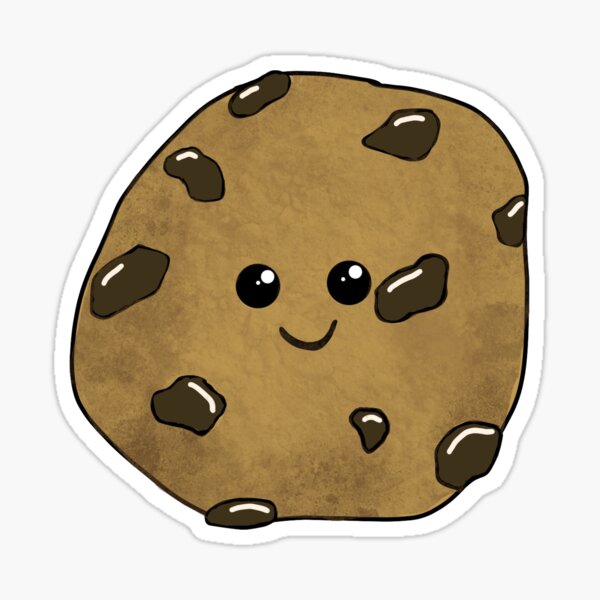 "Happy Cookie" Sticker for Sale by Kru22 | Redbubble