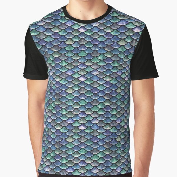 "Mermaid Fish Scales" T-shirt for Sale by BluePlanet | Redbubble ...