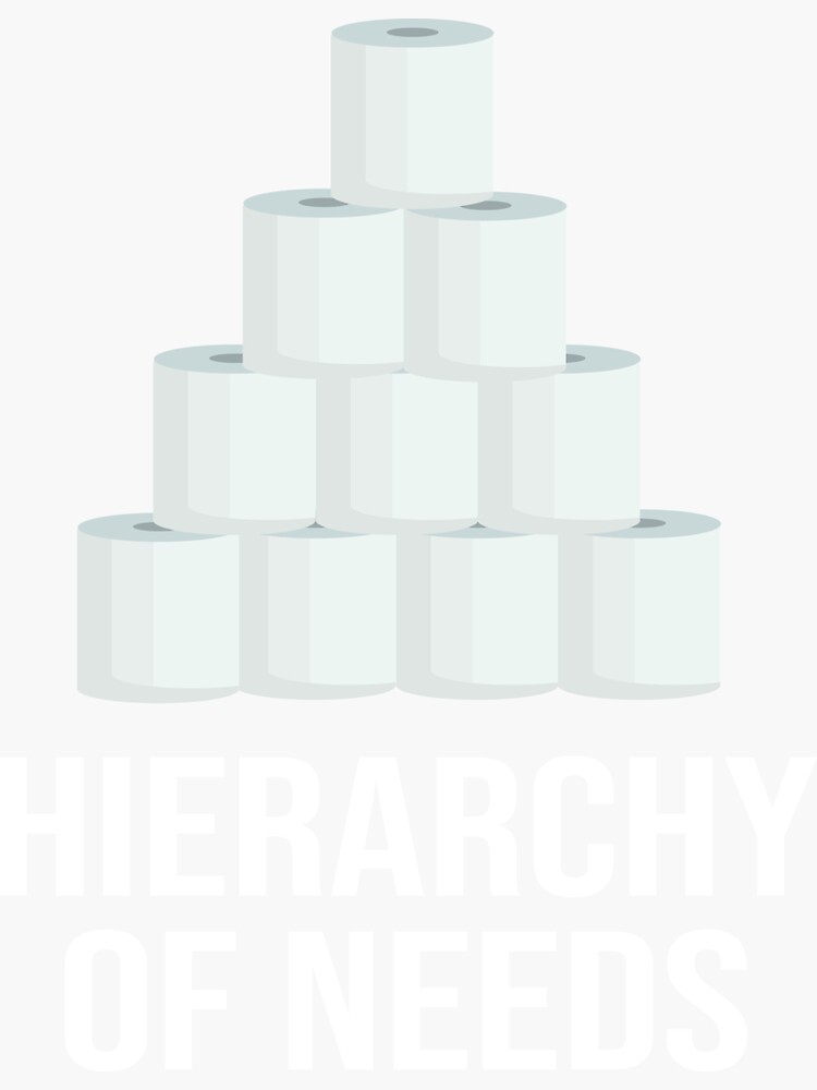 "Hierarchy Of Needs" Sticker for Sale by ismailksr17 | Redbubble
