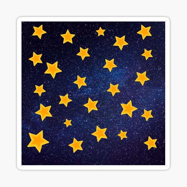 "Galaxy Stars" Sticker by AgataOzga | Redbubble