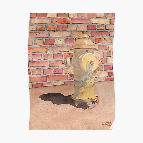 "Hydrant" Poster for Sale by powersfineart | Redbubble