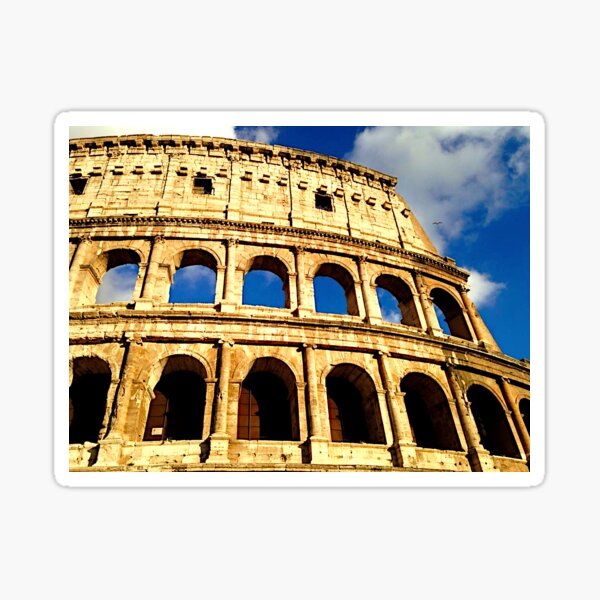 "Rome Colosseum " Sticker for Sale by ArtPhotographs | Redbubble