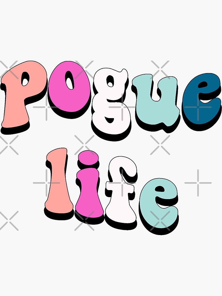 "Pogue Life Outer banks (OBX) Netflix - MultiColor" Sticker for Sale by ...