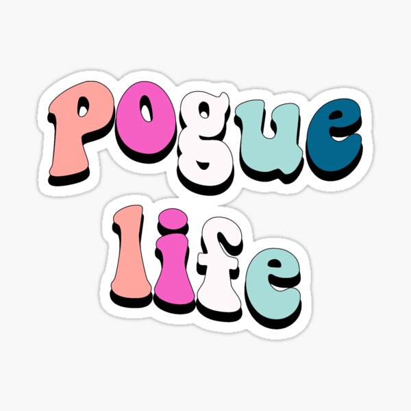"Pogue Life Outer banks (OBX) Netflix - MultiColor" Sticker for Sale by ...